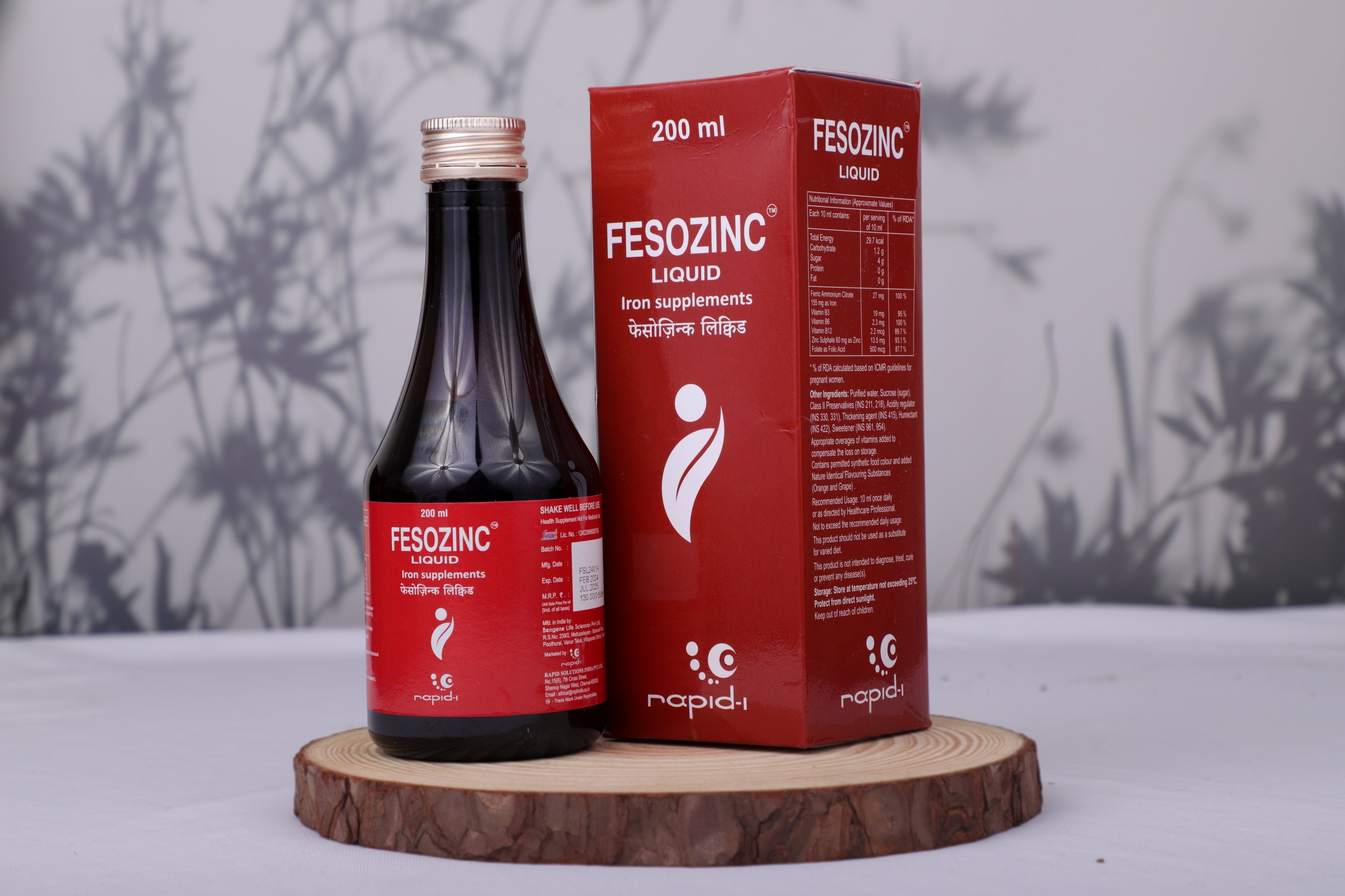 Fesozinc Syrup – Rapid Pharma